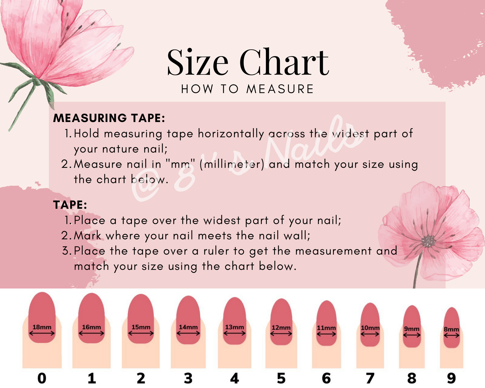 L’Arte del Fiore - Press-on Nails || 8''s Boutique – 8'' s Boutique